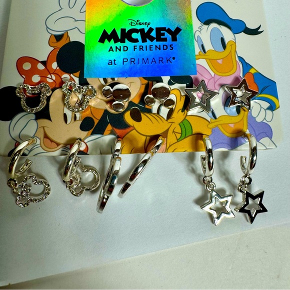 Primark | Jewelry | Nwt 6 Pairs Of Disney Earrings All Pierced Primark ...
